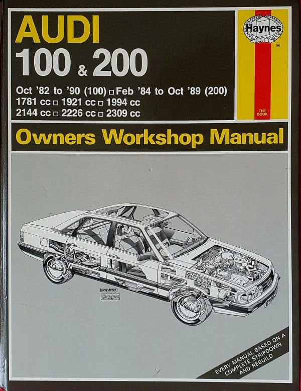 Audi 100 & 200 Owners Workshop Manual, 1982-1990 - Frenky Autodokumentatie