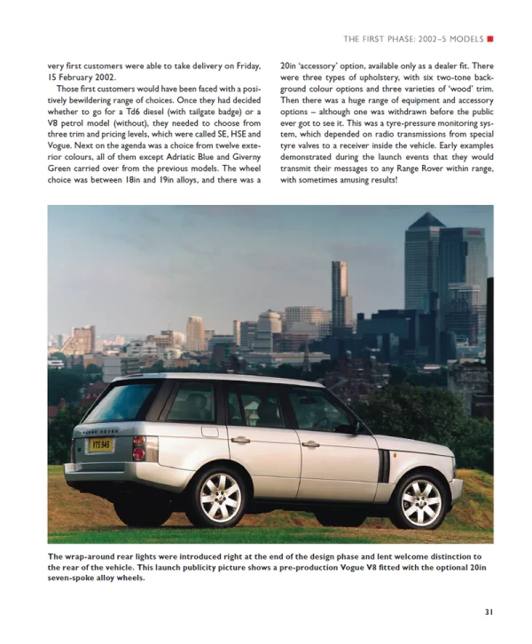 Range Rover Third Generation The Complete Story - Frenky Autodokumentatie